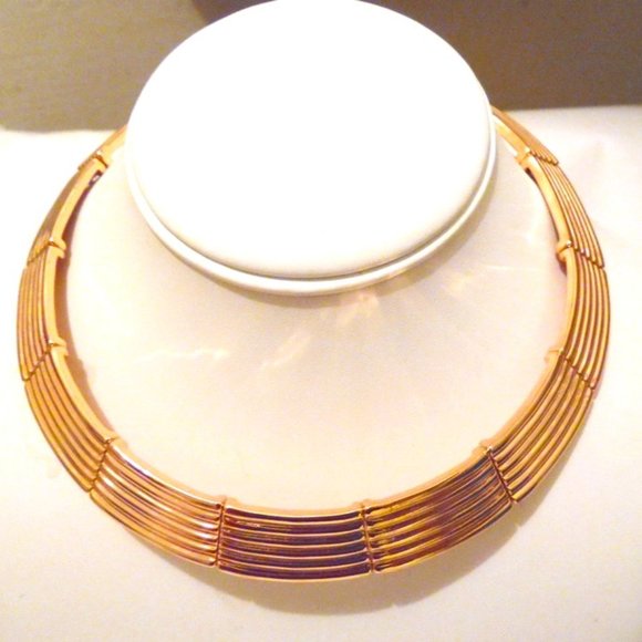 Joan Boyce | Jewelry | Joan Boyce Rosetone Textured Wire Statement ...